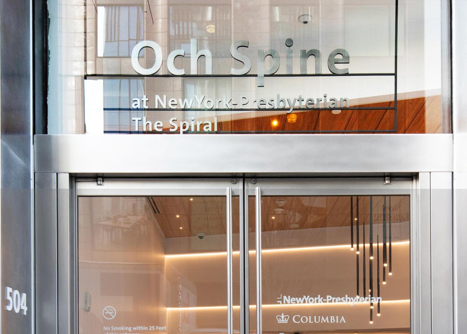 Och Spine at NewYork-Presbyterian Locations | ColumbiaDoctors NYC & Westchester | ColumbiaDoctors
